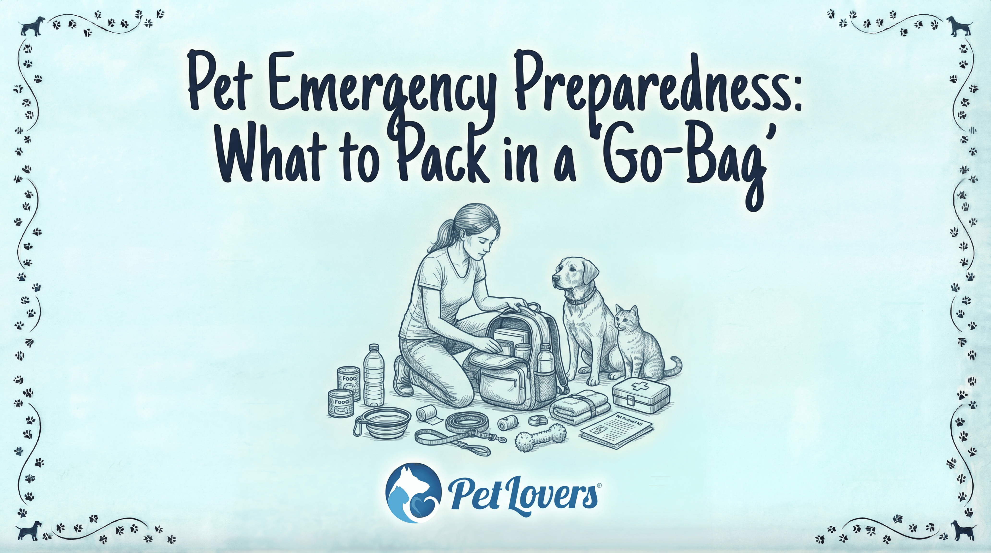 Pet Emergency Go-Bag: What to Pack for Wildfire, Storm & Evacuation ...